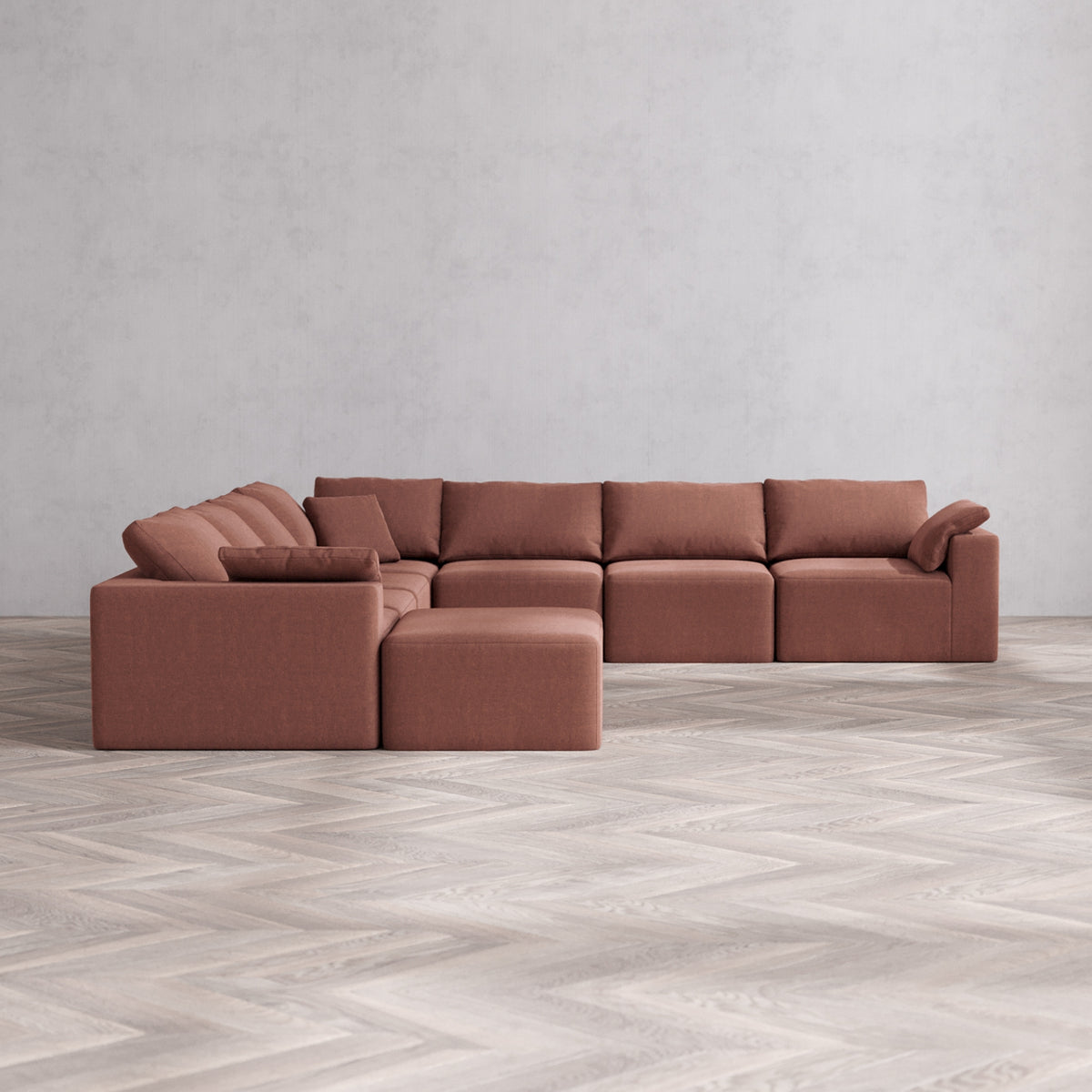 Modular Washable 8-Seater Corner Chaise Sectional Cloud Sofa | Heirloo – Diorama