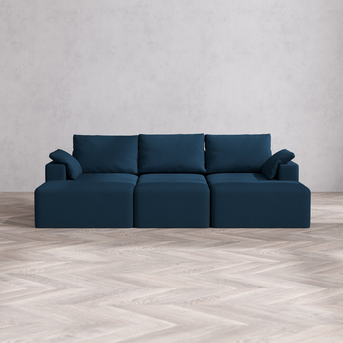 Modular Washable 3-Seater Daybed Cloud + Bolster Sofa Sectional | Arde ...