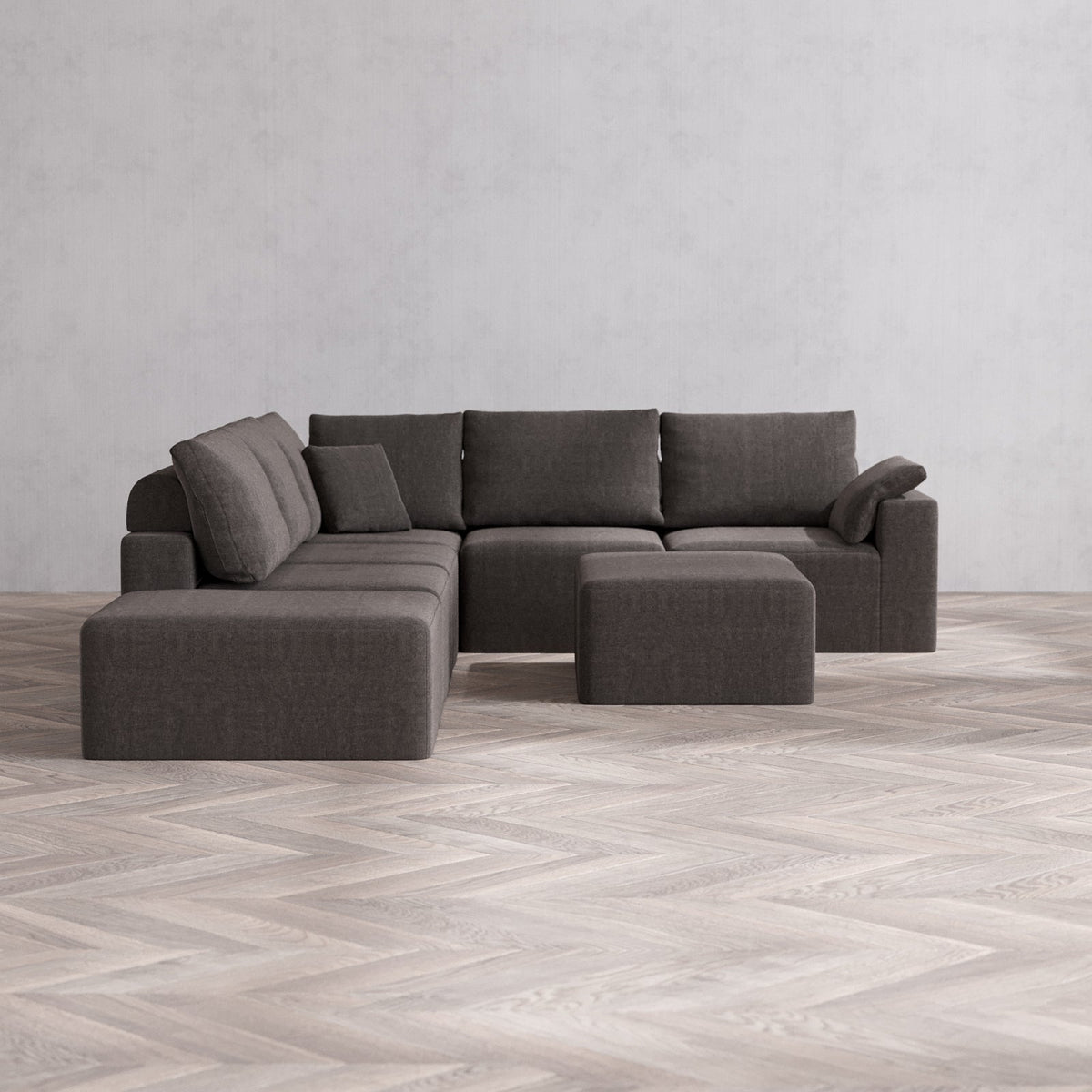 Cloud 6-Seater Sectional + Ottoman - 65% OFF | Diorama