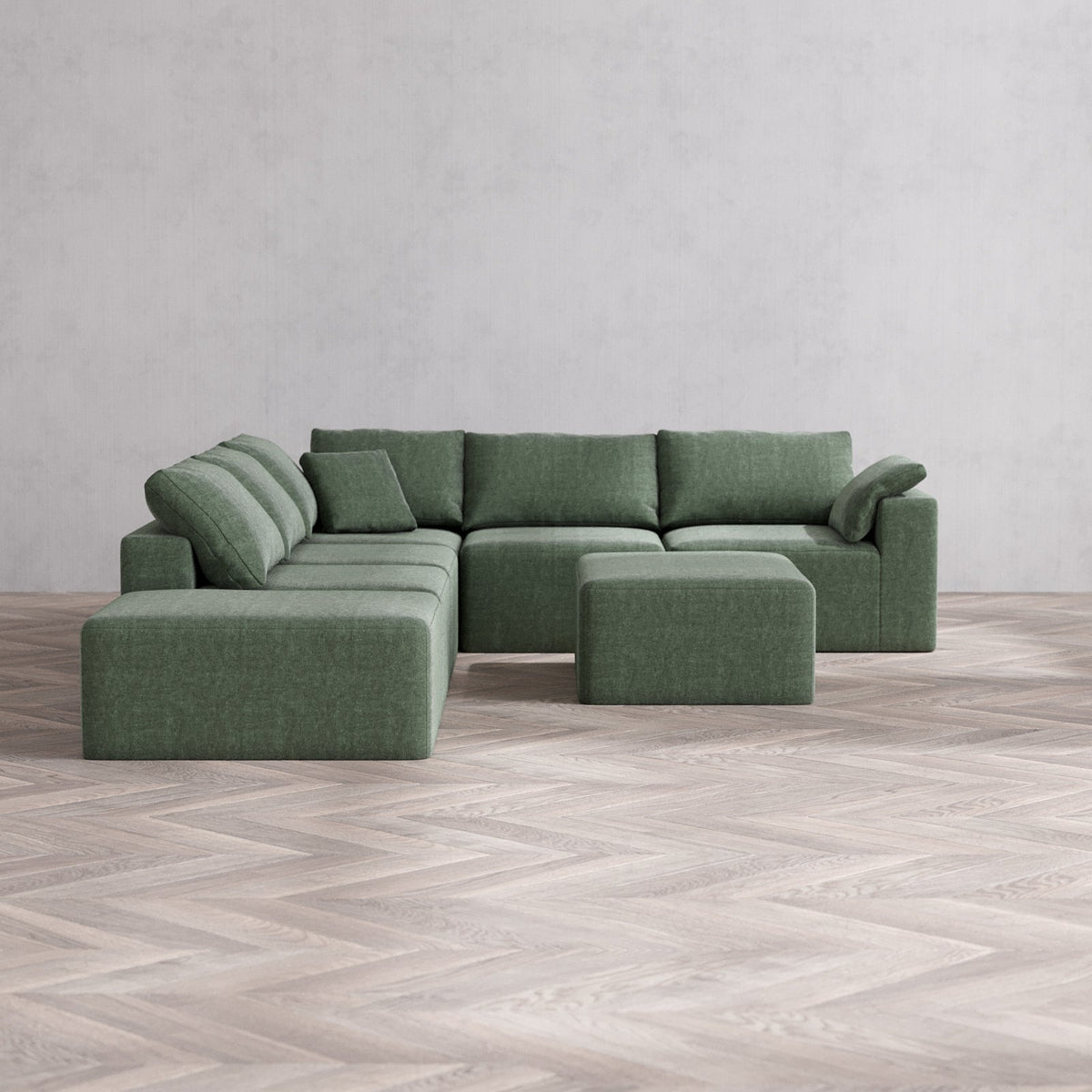 Cloud 6-Seater Sectional + Ottoman - 65% OFF | Diorama