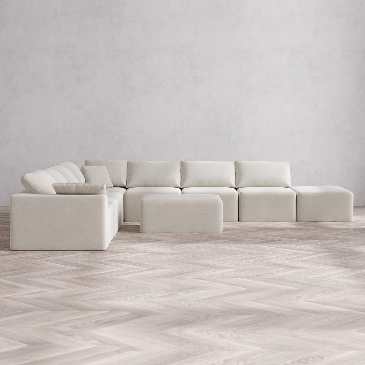 Cloud 8-Seater Sectional + Ottoman - 65% OFF | Diorama