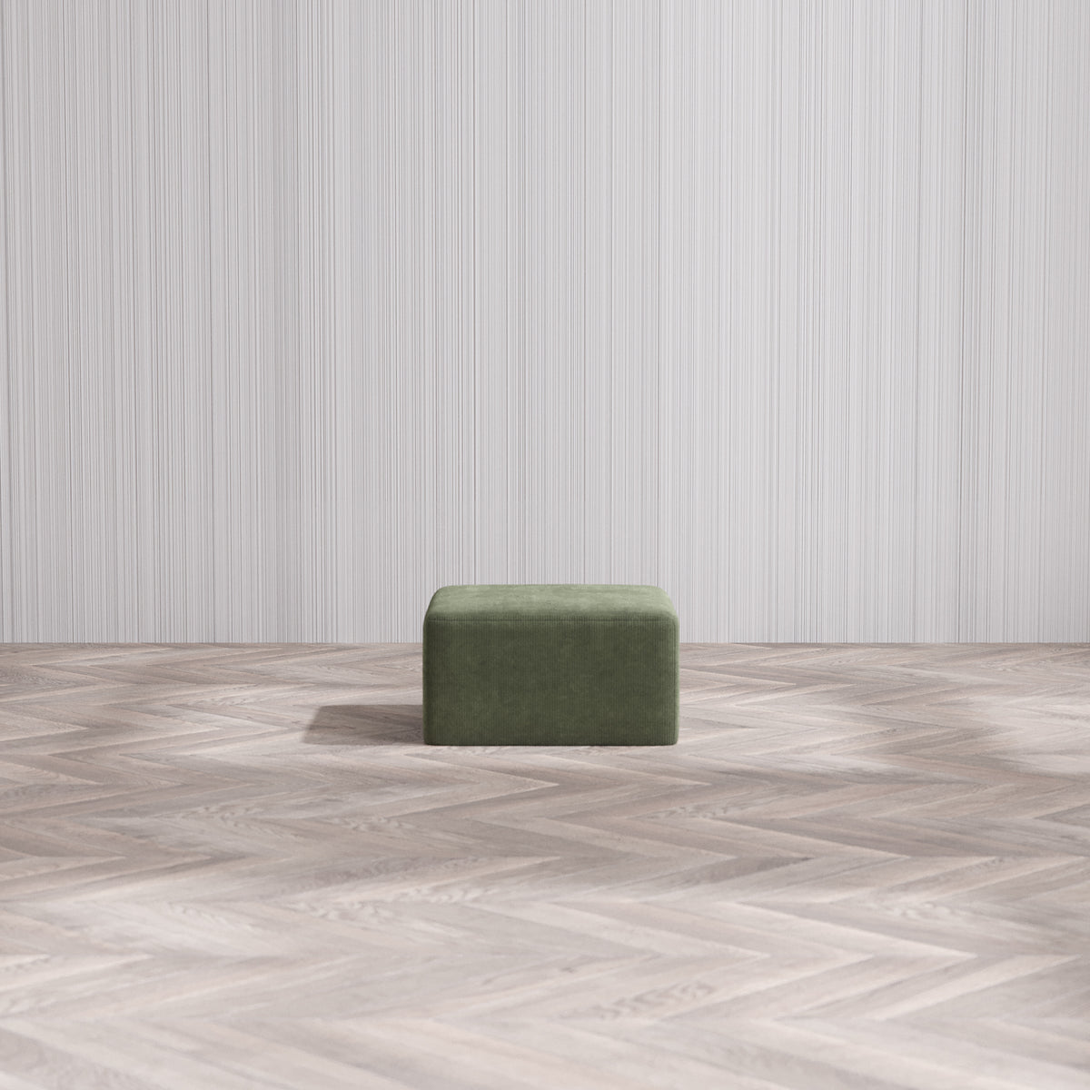 Slipcover Only - Modular Washable Ottoman in Juniper – Diorama