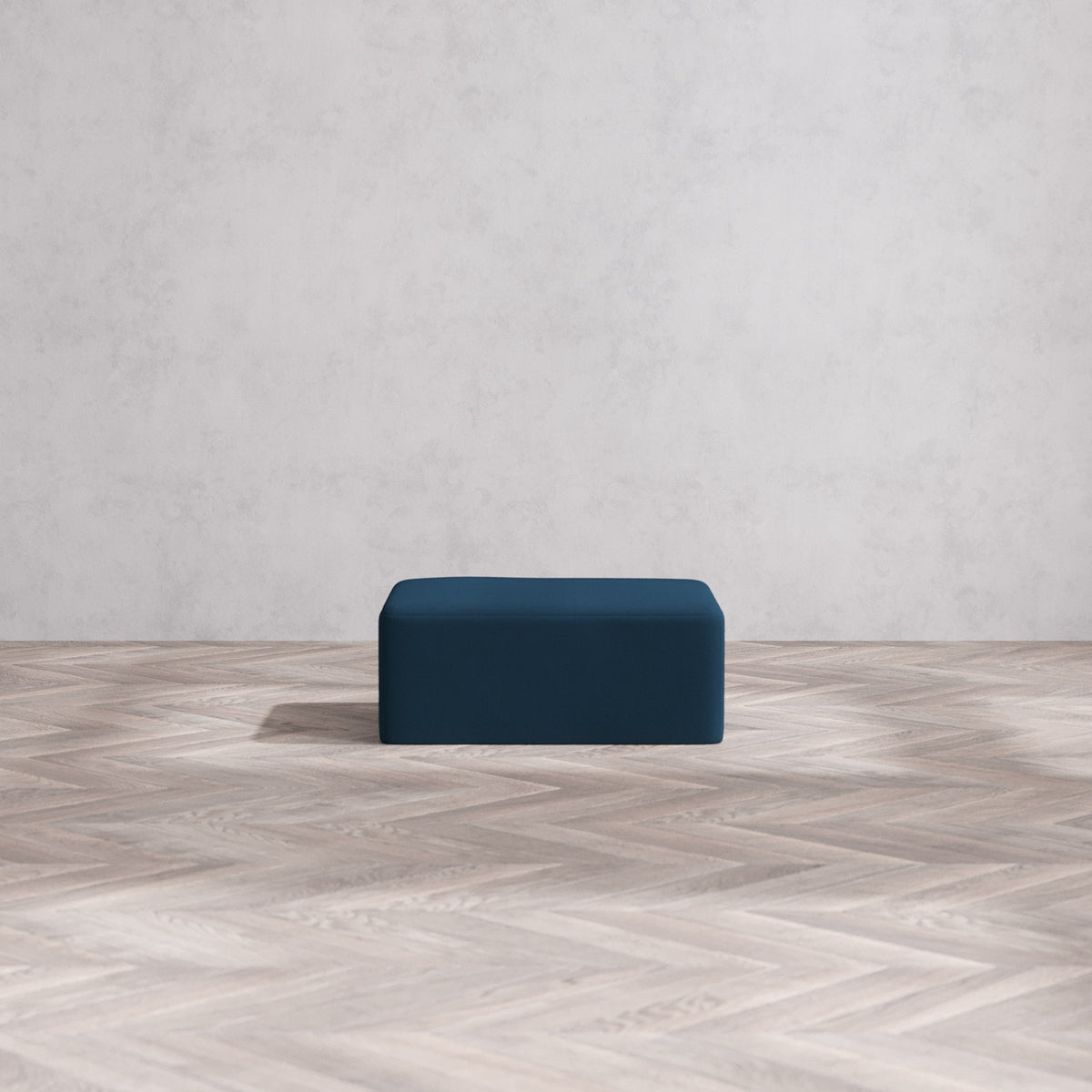 Modular Washable Chaise Ottoman | Arden Weave in Lazuli – Diorama